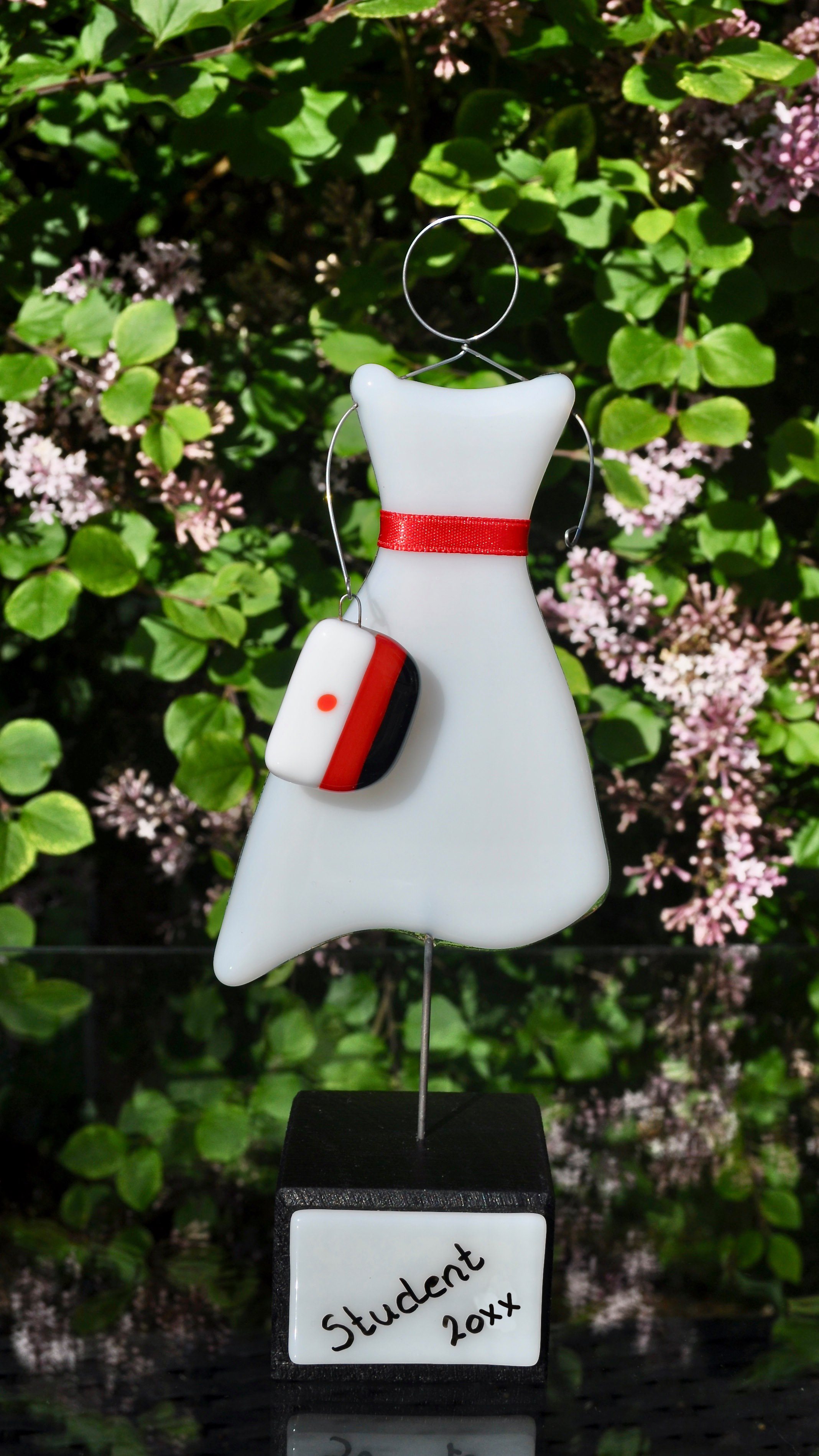 Student Pige med STX hue - Unikt Glaskunst - Butique CharChri